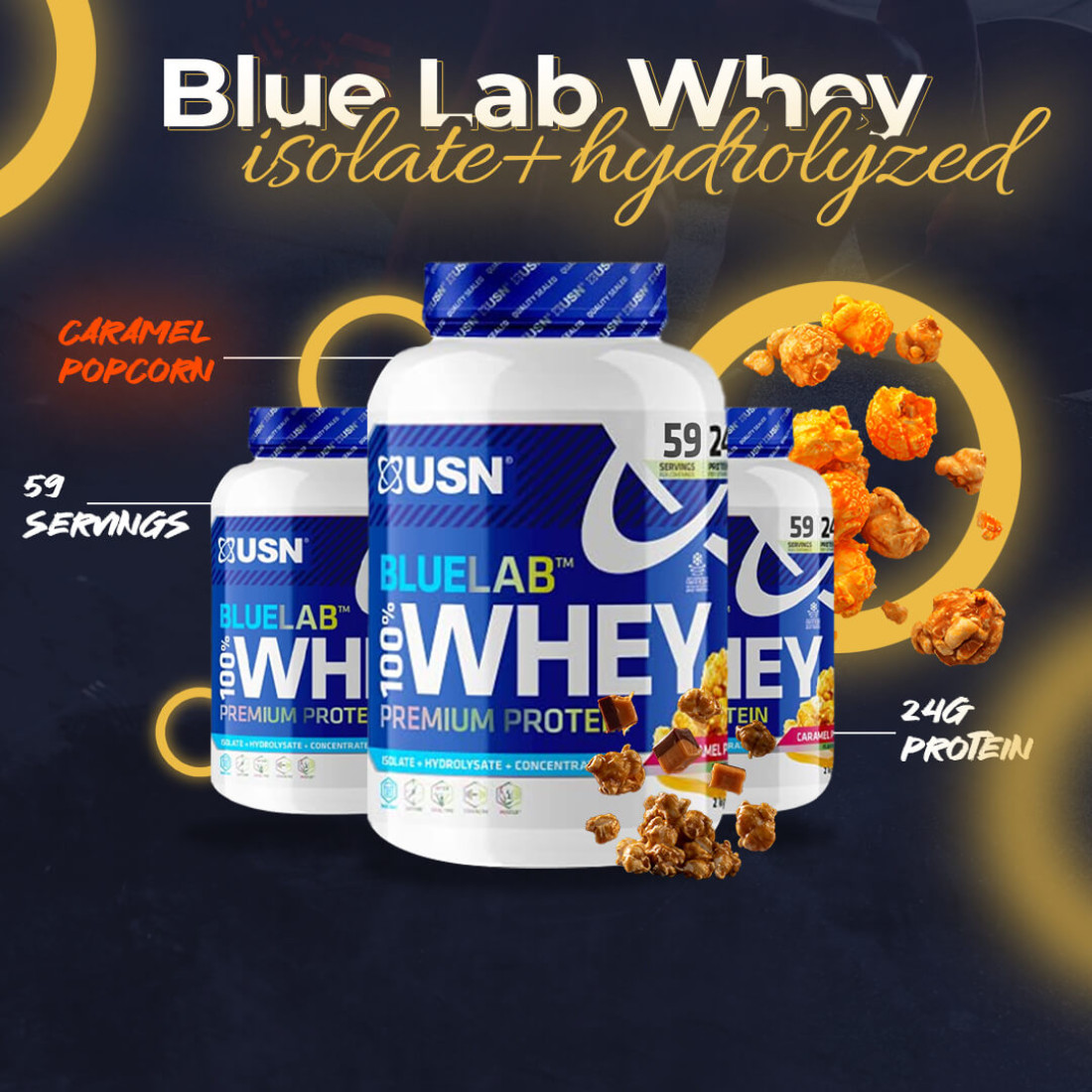 Usn Blue Lab. %100 Premium Whey 2kg Usn Blue Lab. %100 Premium Whey 2kg
